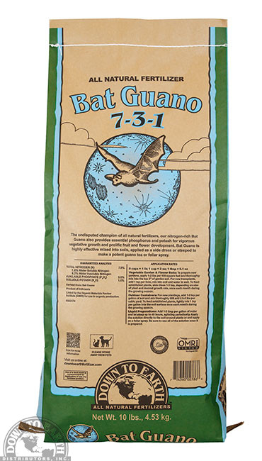 Bat Guano 7-3-1 10lb | Down to Earth Distributors Inc.
