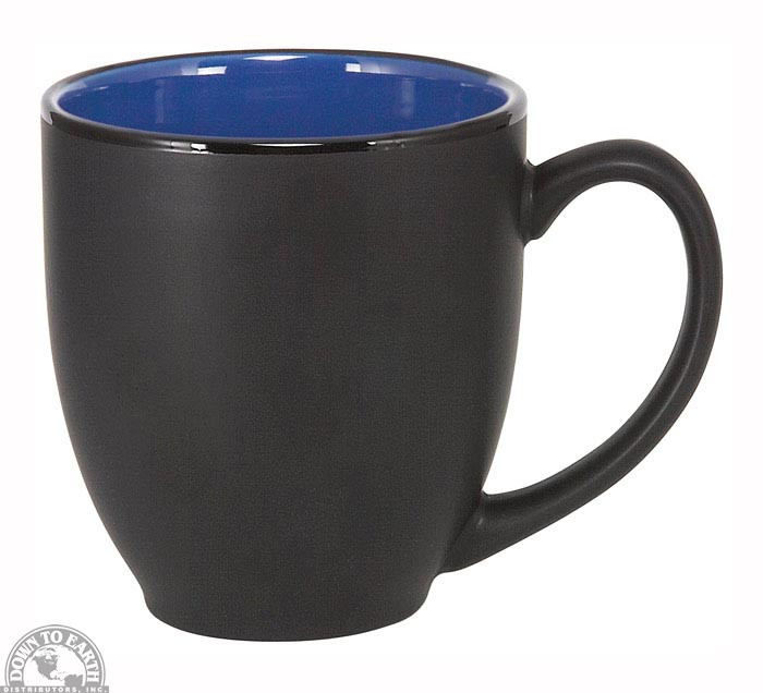 Bistro Mug 16oz Blue/matte | Down to Earth Distributors Inc.