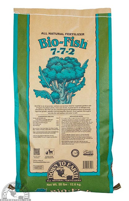 Bio-fish 7-7-2 50lb | Down to Earth Distributors Inc.