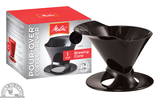 Melitta Filter Cone Black | Down to Earth Distributors Inc.