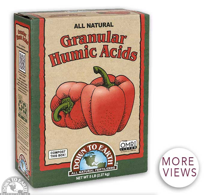 Granular Humic Acids 5lb | Down to Earth Distributors Inc.