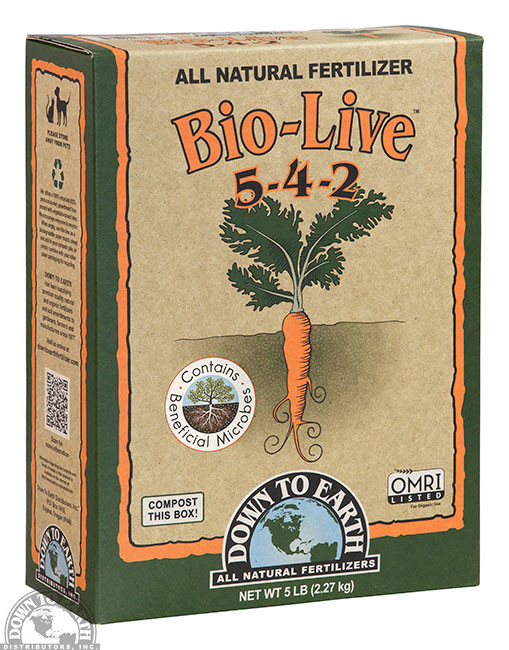 Bio-live 5-4-2 5lb *no Hi* | Down to Earth Distributors Inc.