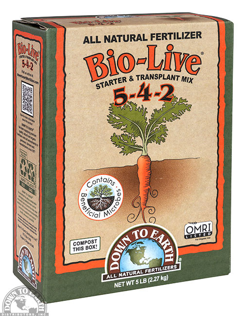 Bio-live 5-4-2 5lb *no Hi* | Down to Earth Distributors Inc.