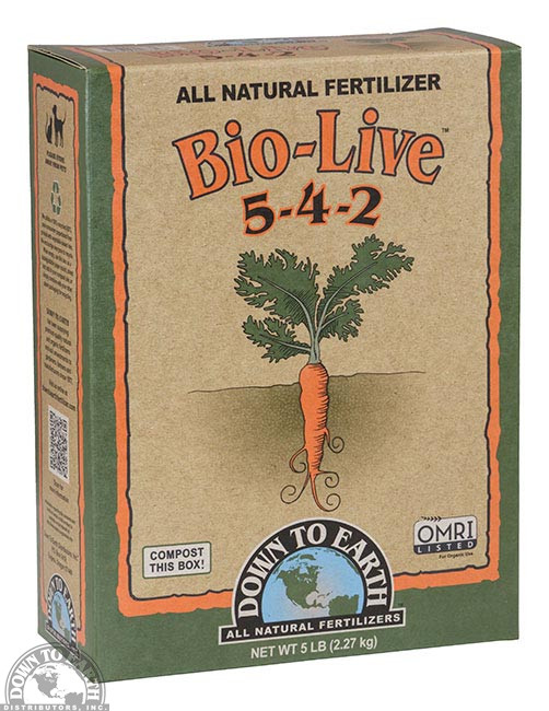 Bio-live 5-4-2 5lb *no Hi* | Down to Earth Distributors Inc.