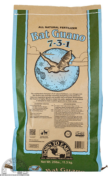 Bat Guano 7-3-1 25lb | Down to Earth Distributors Inc.