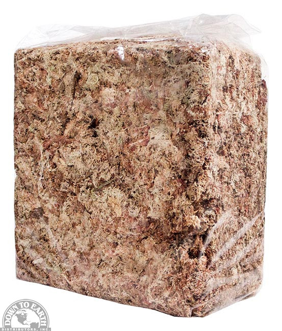 Sphagnum Dried 2.2lb Bale | Down to Earth Distributors Inc.