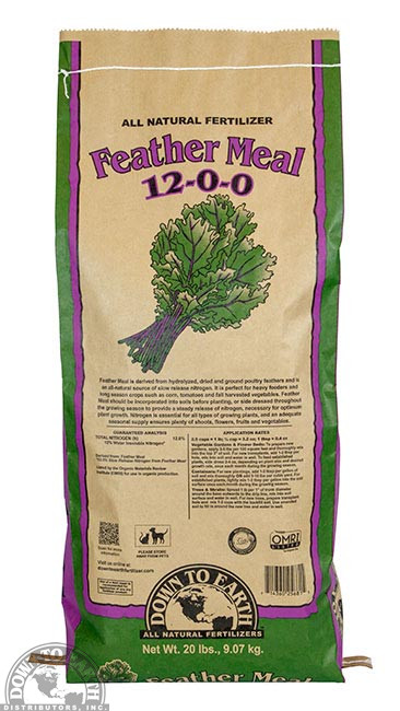 Feather Meal 12-0-0 20lb | Down to Earth Distributors Inc.