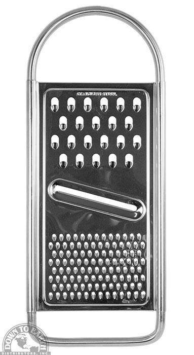 Grater Flat 3 Way Ss | Down to Earth Distributors Inc.