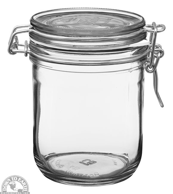 Fido Cylinder Jar .5lit.17.5oz | Down to Earth Distributors Inc.