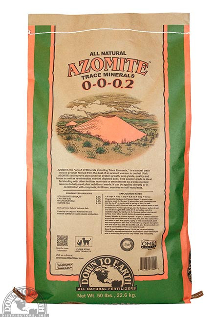 Azomite Powder 50lb | Down to Earth Distributors Inc.