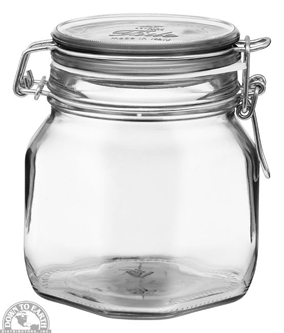 Fido Jar .75lt Square | Down to Earth Distributors Inc.