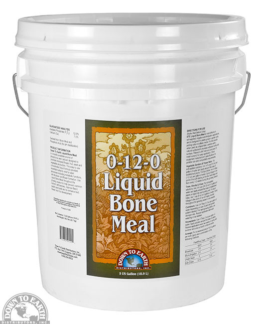 ~DTE Liquid Bone Meal 5 Gal | Down to Earth Distributors Inc.