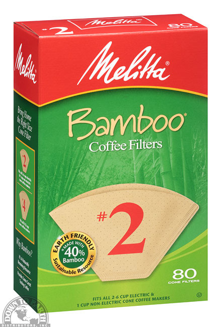 Coffee Filter Bamboo #2 80ct | Down to Earth Distributors Inc.