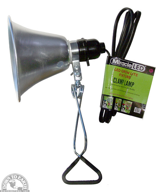 Led Clamp Fixture W/reflector | Down to Earth Distributors Inc.