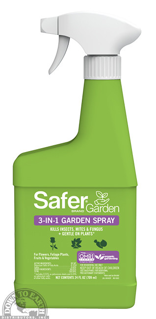 Safer 3-in-1 Spray 24oz Rtu | Down to Earth Distributors Inc.