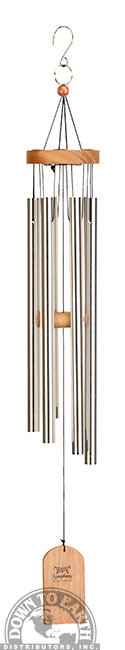Wind Chime Wood & Alum 27" | Down to Earth Distributors Inc.
