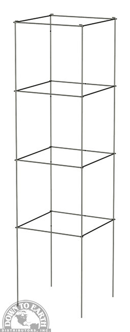 Tomato Tower 46"galv 4-panel | Down to Earth Distributors Inc.