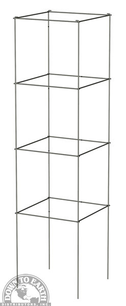 Tomato Tower 46"galv 4-panel | Down to Earth Distributors Inc.