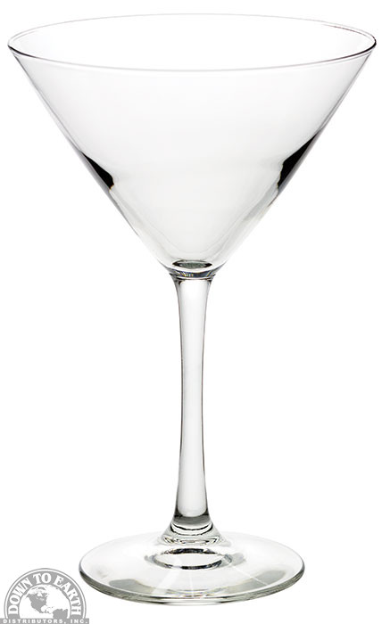 Cosmo Glass 8oz Clear | Down to Earth Distributors Inc.