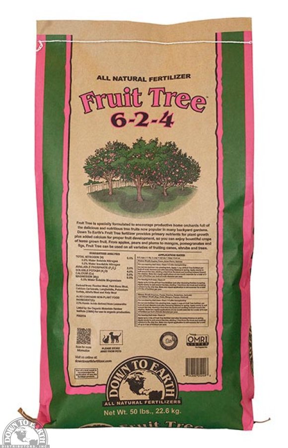 Fruit Tree 6-2-4 50lb | Down to Earth Distributors Inc.