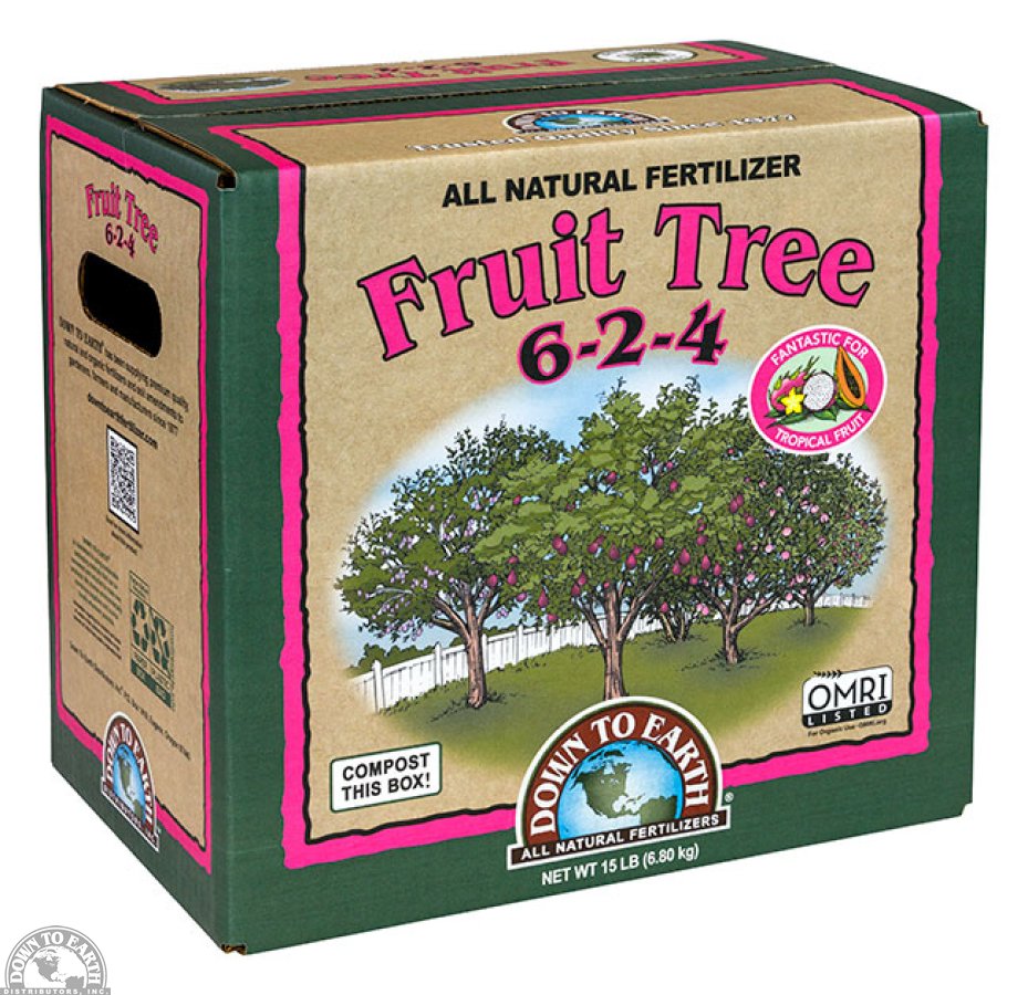 Fruit Tree 6-2-4 15lb | Down to Earth Distributors Inc.