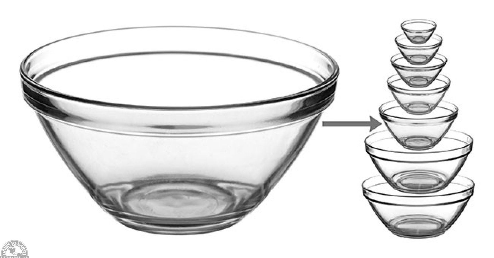 Prep Bowl 35oz Pk/6 | Down to Earth Distributors Inc.