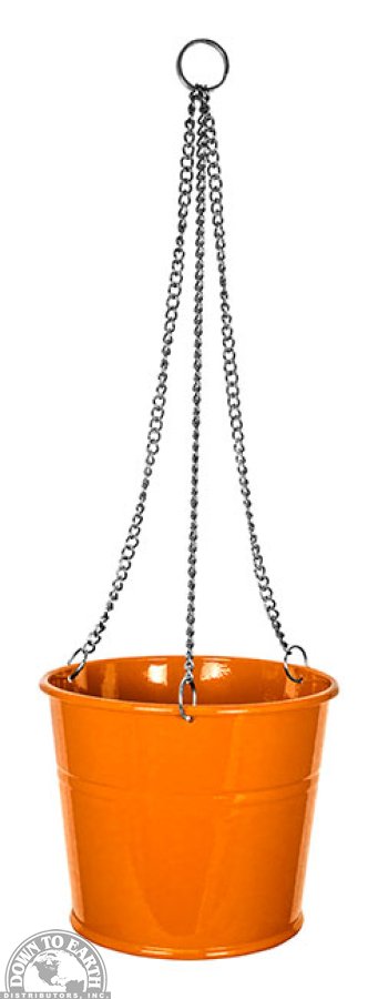 Chained Bucket Hanger Poppy | Down to Earth Distributors Inc.