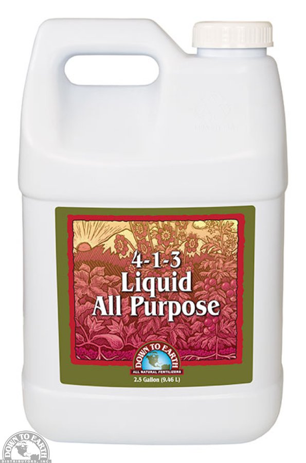 DTE Liquid All Purpose 2.5 Gal | Down to Earth Distributors Inc.