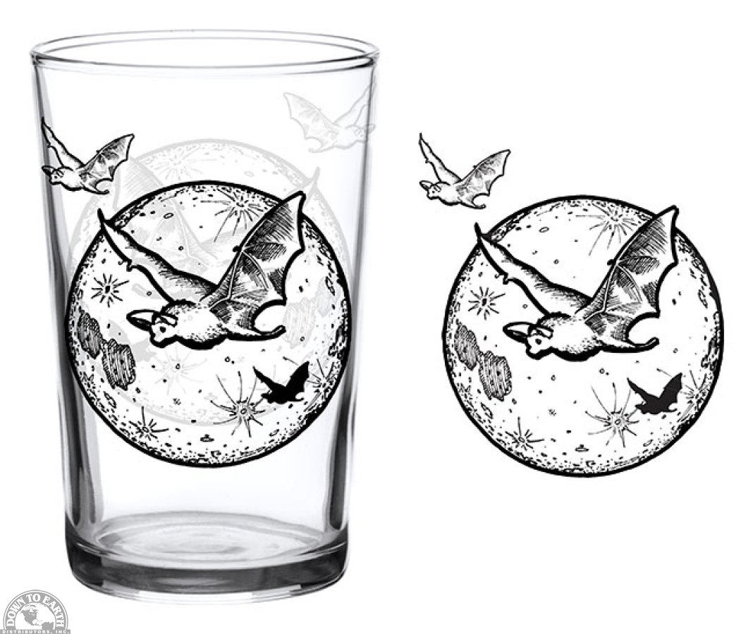 Vintage Bat Glass 7oz | Down to Earth Distributors Inc.