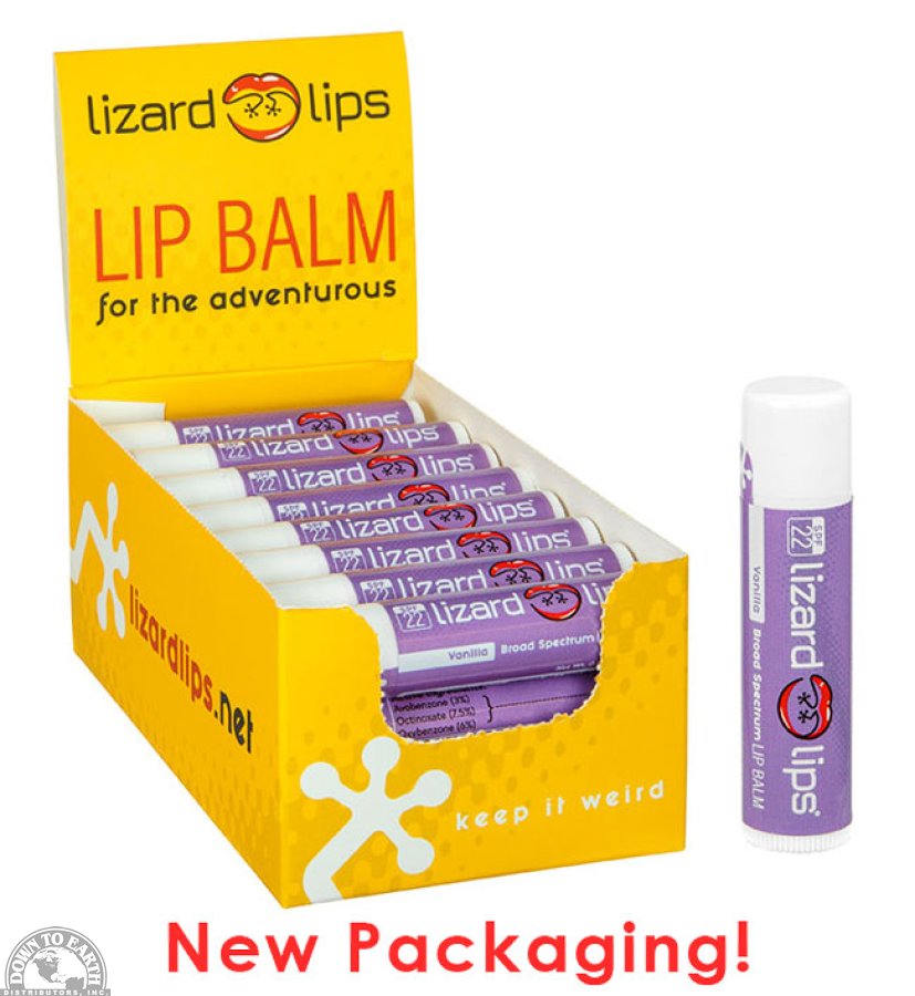 Lizard Lip Balm Spf 22 | Down to Earth Distributors Inc.