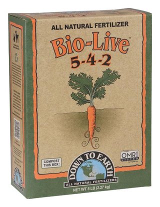 Bio-live 5-4-2 5lb *no Hi* | Down to Earth Distributors Inc.